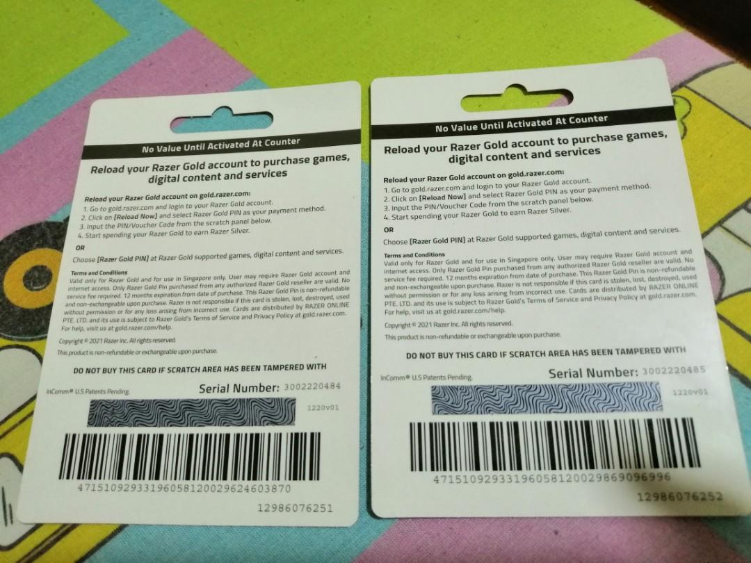 Razer Gold Game Card, Hobbies & Toys, Toys & Games on Carousell