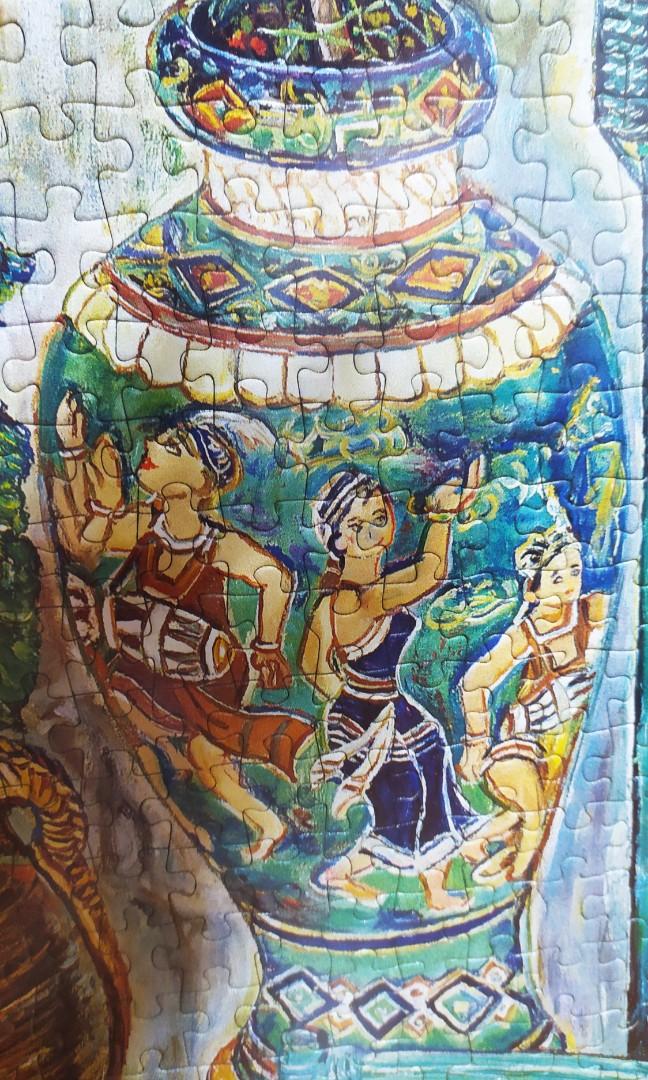 Salvador Dali Insp. Big Frame Puzzle, Hobbies & Toys, Stationary ...