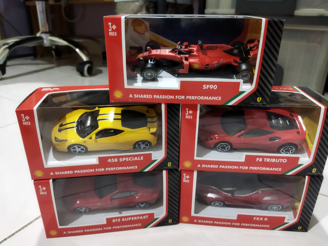 Shell ferreri Car collection, Hobbies & Toys, Toys & Games on Carousell