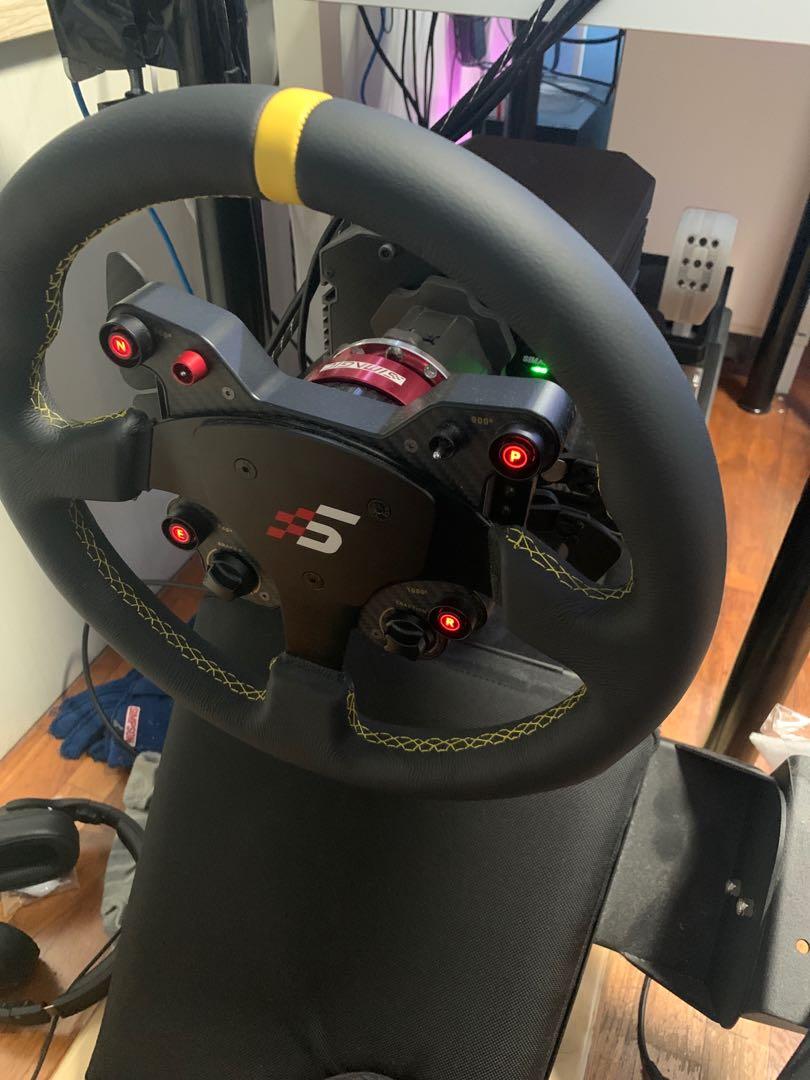 Simagic m10 direct drive with gt wheel with hand clutch and alcantara ...