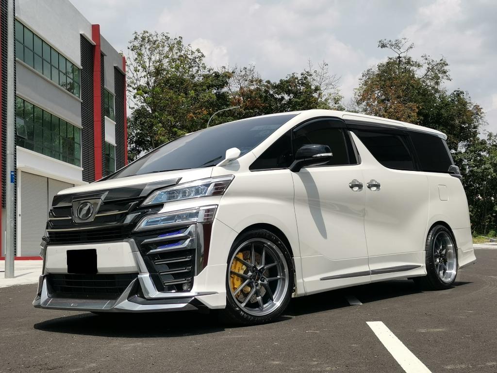 SPORT RIM 20 INCH ORIGINAL INFORGED KIKI 5566 TOYOTA VELLFIRE ALPHARD ...