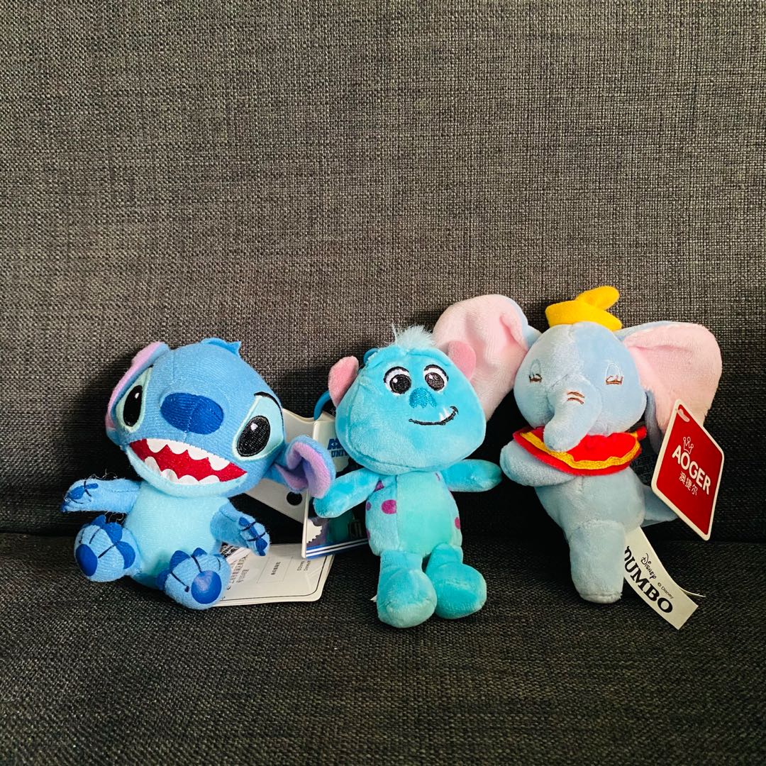 Stitch , Monster Inc and Dumbo, Hobbies & Toys, Toys & Games on Carousell