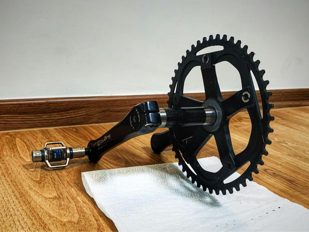 Sugino 75 Direct Drive Crankset with Kappstein 49T Chainring, Sports ...