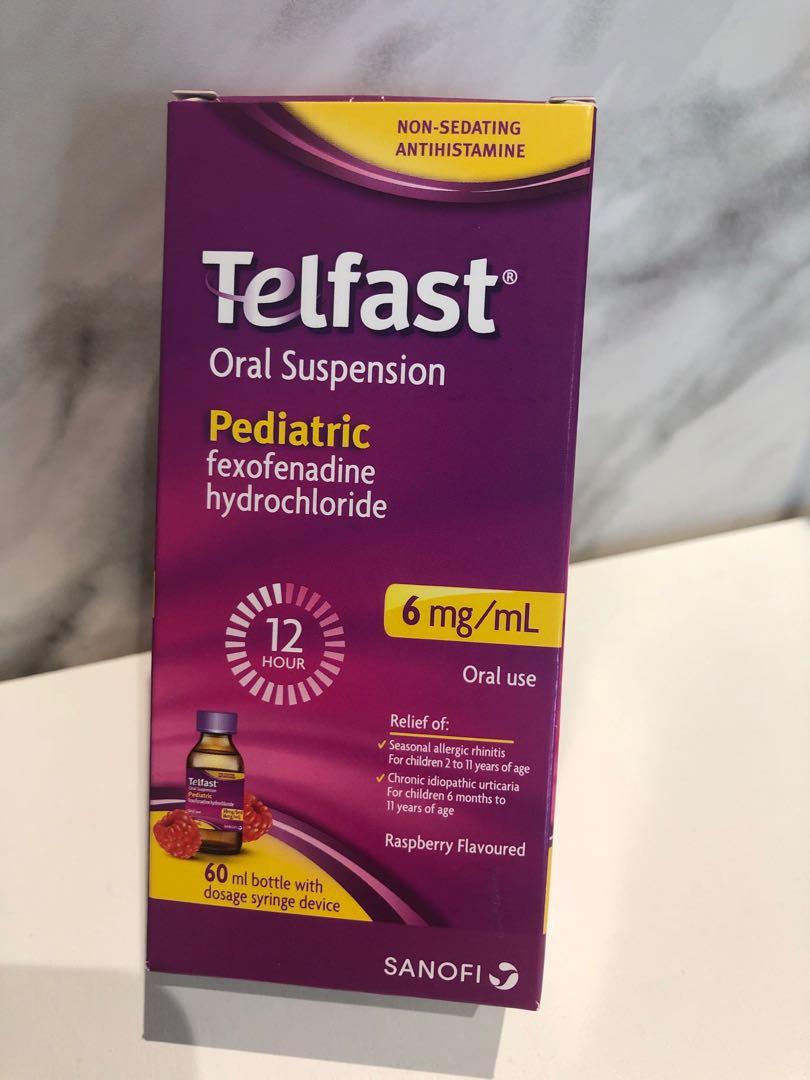 Telfast pediatric 60ml, Babies & Kids, Nursing & Feeding, Breastfeeding ...