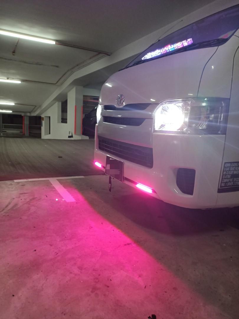 Toyota Hiace DRL/Door Light Pink, Car Accessories, Electronics & Lights ...