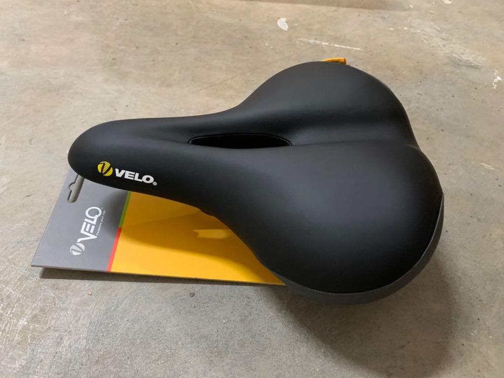 VELO VL-6379 Saddle with Wide surface for leisure cycle, Sports ...