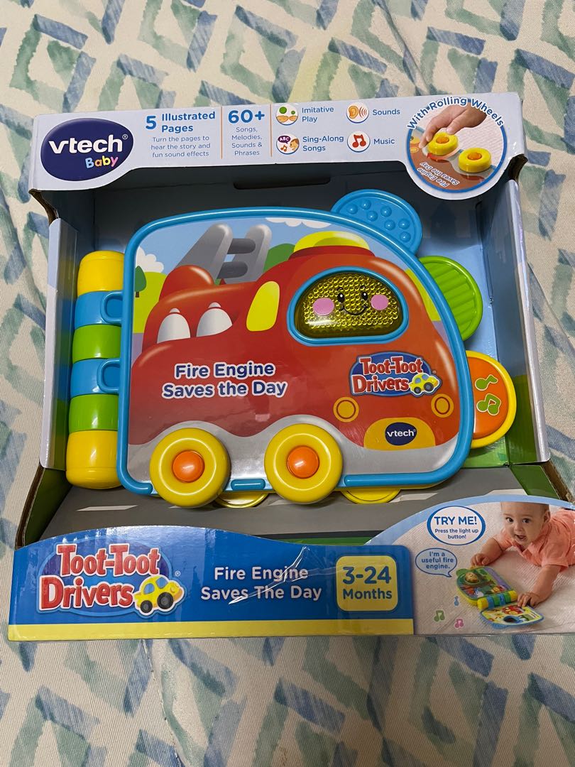 Vtech Fire Engine Saves The Day, 兒童＆孕婦用品, 嬰兒玩具 - Carousell