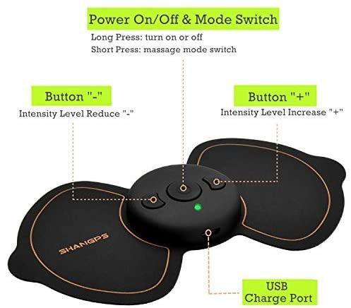 Wireless Tens Mini Tens Massager Shangpinshi Voice TENS Machine ...
