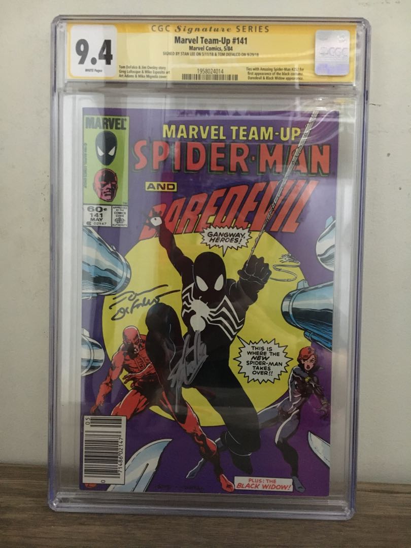 Spider-man Stan Lee Signed and Tom Defalco - 2 Signatures - Marvel Team ...