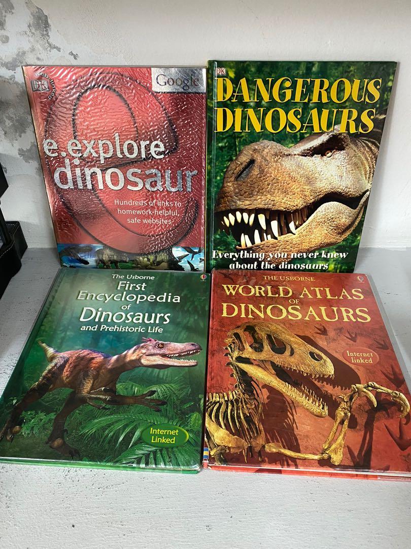 Assorted Dinosaur Encyclopedia and Books Pop Up 3D Information Fossil Prehistoric, Hobbies ...