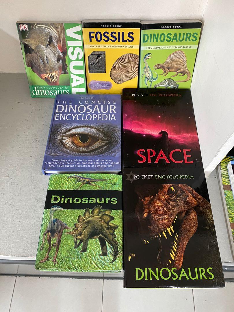 Assorted Dinosaur Encyclopedia and Books Pop Up 3D Information Fossil Prehistoric, Hobbies ...