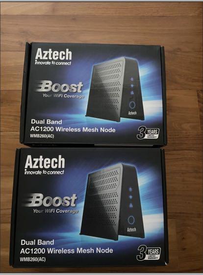 Aztech Dual Band AC1200 Wireless Mesh, Computers & Tech, Parts ...