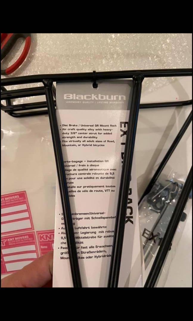 Blackburn Ex1 disc rack - brand new with skewer and fitting still in ...