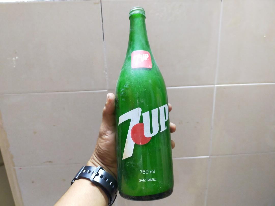 Botol kaca 7Up 750ml, Furniture & Home Living, Home Decor, Vases ...