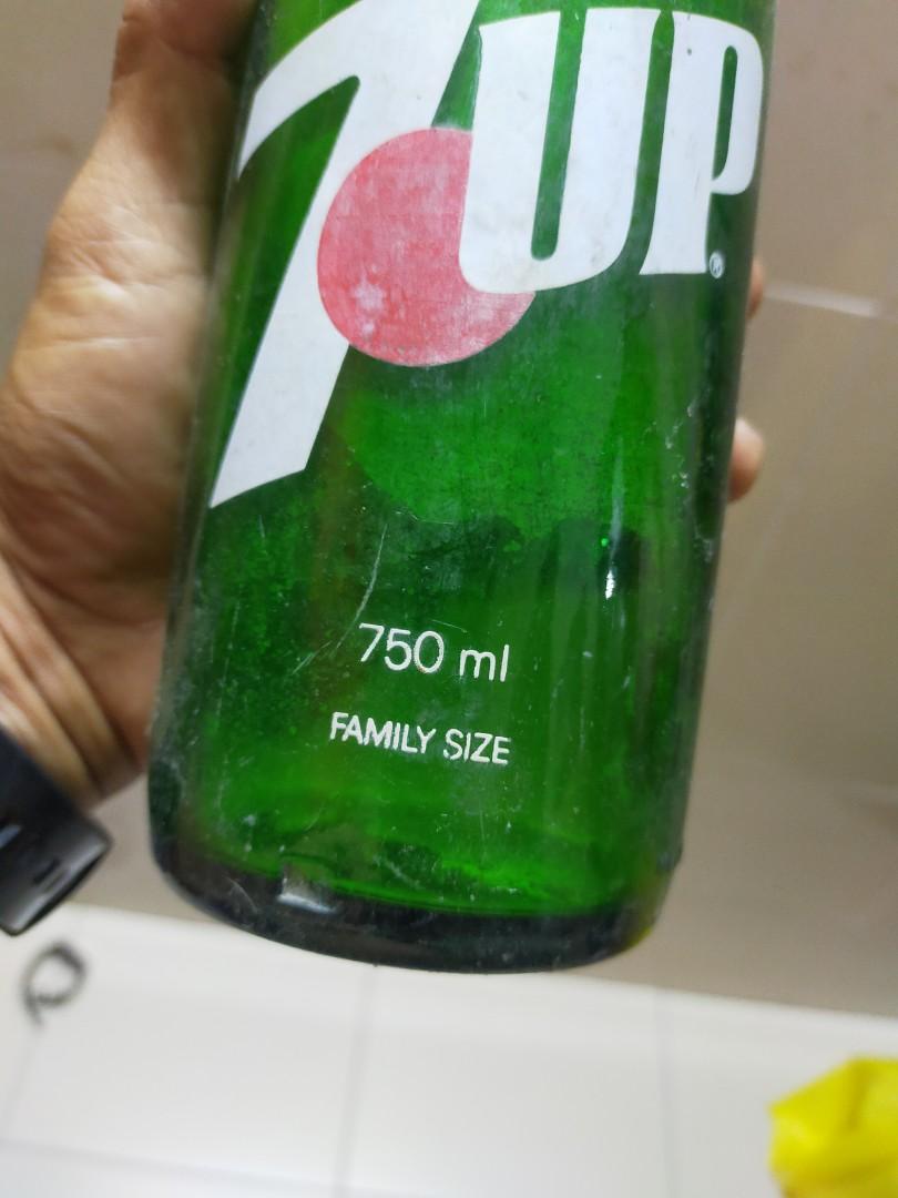 Botol kaca 7Up 750ml, Furniture & Home Living, Home Decor, Vases ...