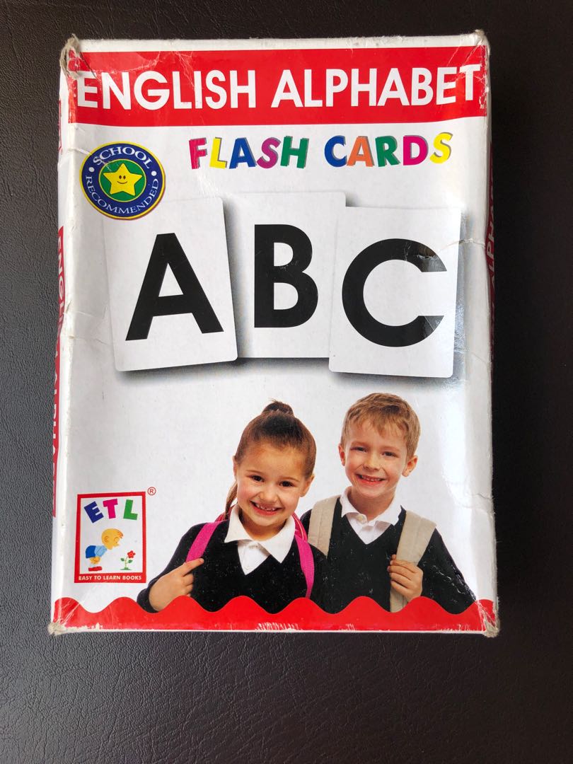 English Alphabet Flashcards, Hobbies & Toys, Toys & Games on Carousell
