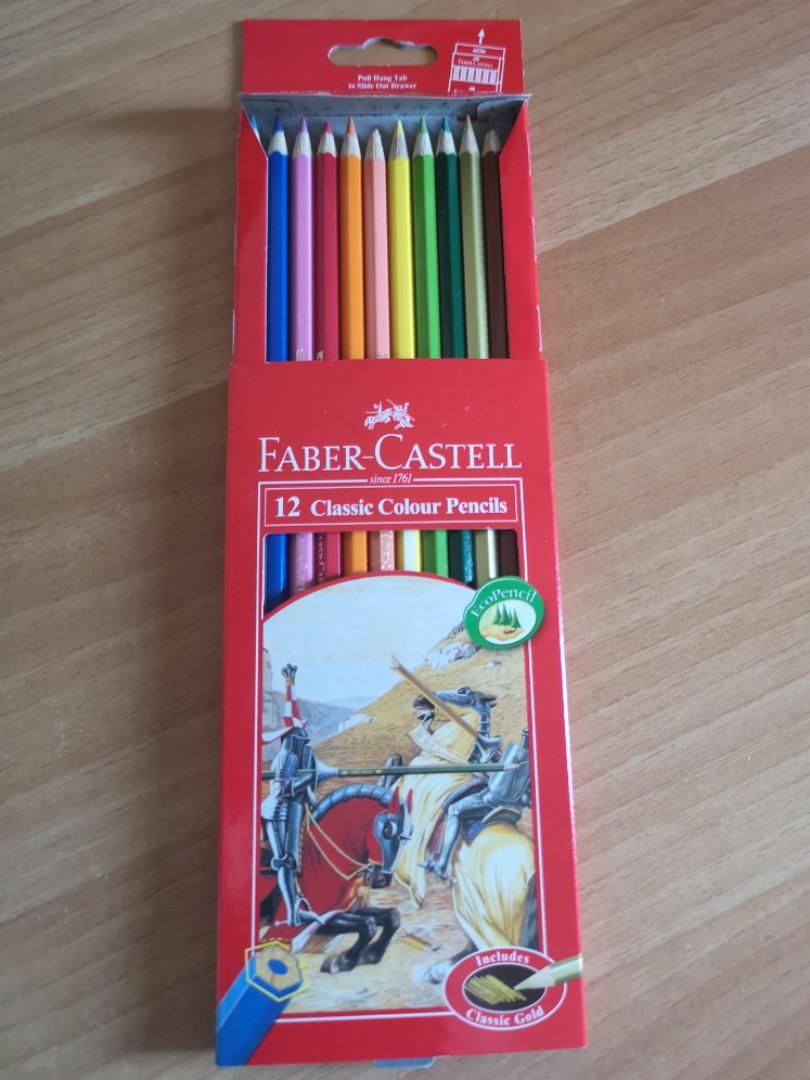 Faber Castell 12 Classic Colour Pencils, Hobbies & Toys, Stationery ...
