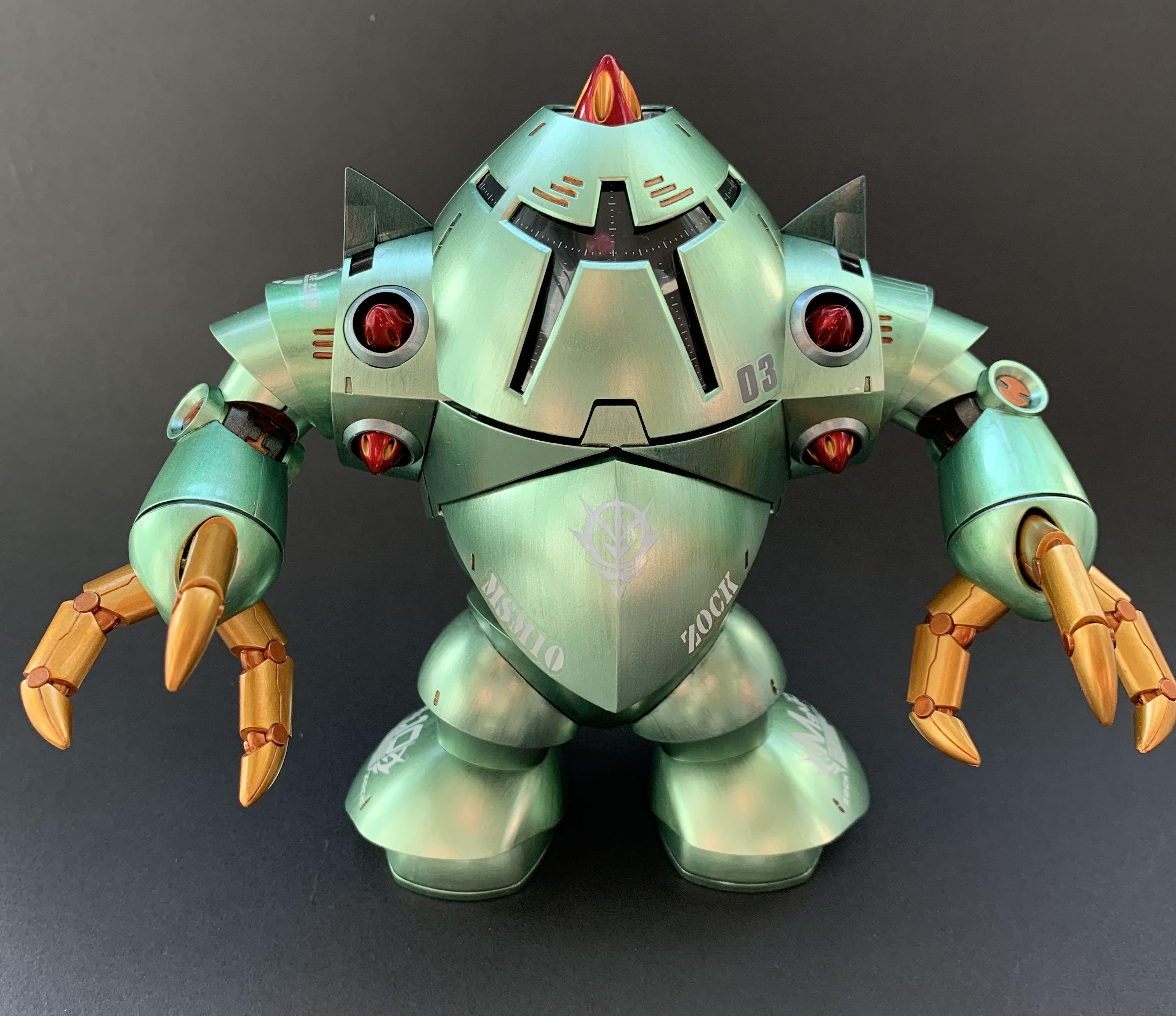 Gundam 高達模型 UC0079 MSM-10 Zock 雙面魔蟹 HG 1/144 完成品2021March, 興趣及遊戲, 玩具 ...