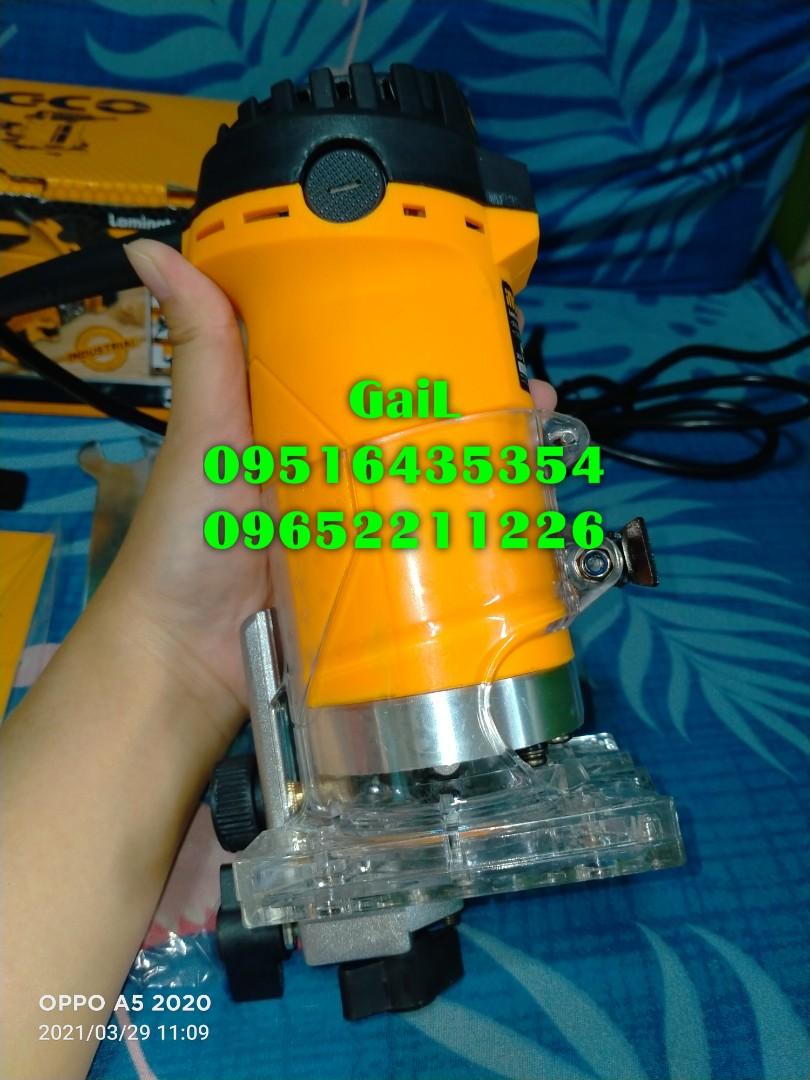 INGCO 500W Laminate Trimmer / Palm Router, Commercial & Industrial ...