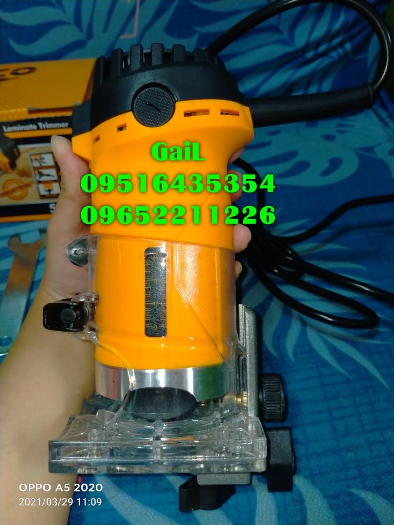 INGCO 500W Laminate Trimmer / Palm Router, Commercial & Industrial ...