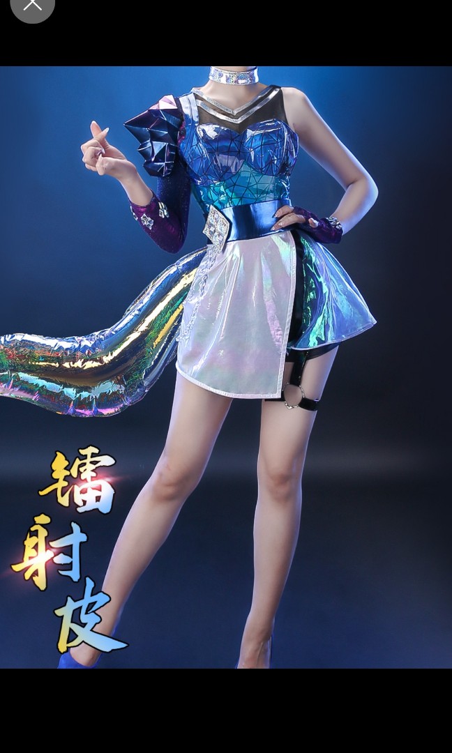 KDA MORE ALLOUT ahri cosplay 1/3 delusion, Hobbies & Toys, Memorabilia ...