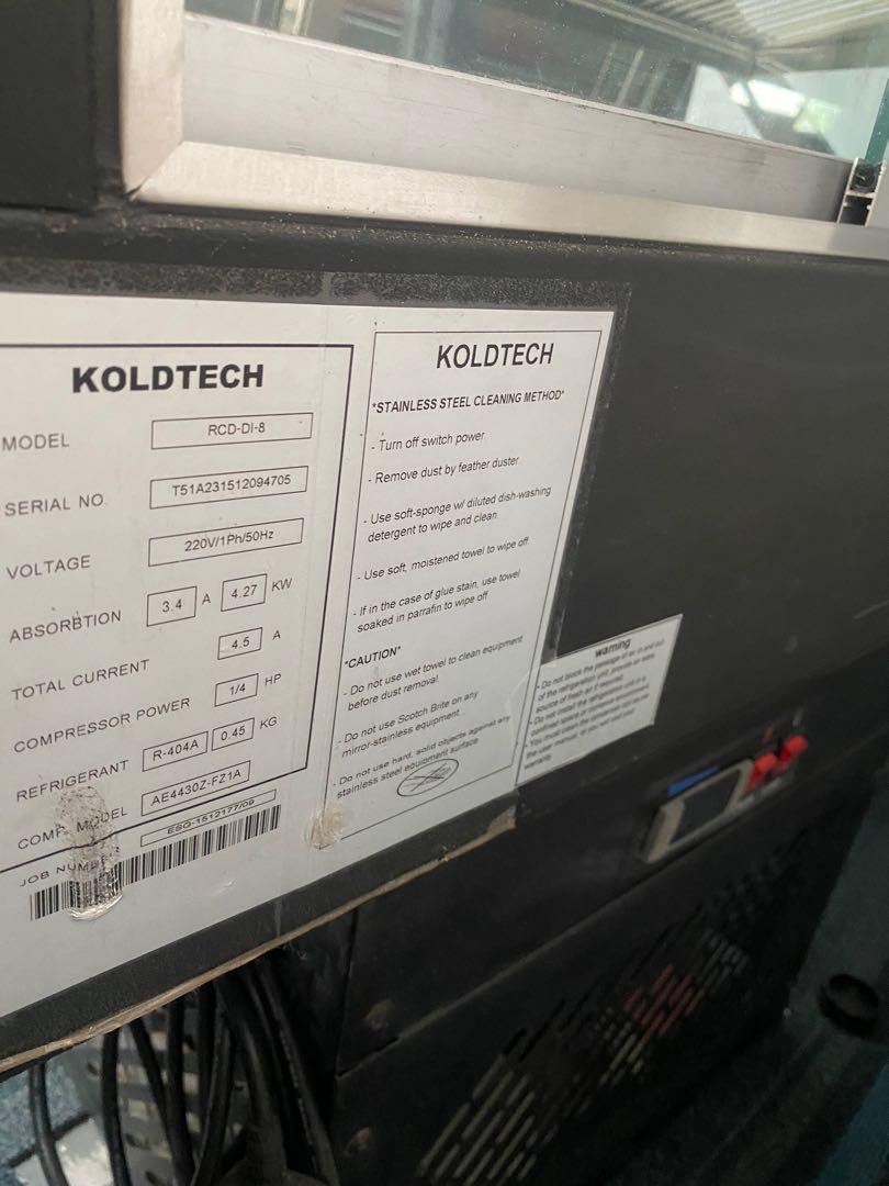 KOLDTECH Display Chiller Showcase/Fridge/refrigerator/Commercial Kitchen Equipment , TV & Home ...