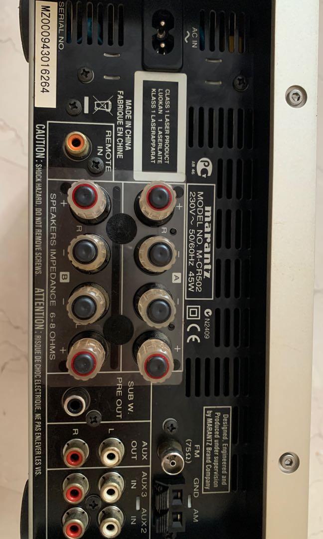 Marantz M CR502, Audio, Other Audio Equipment on Carousell