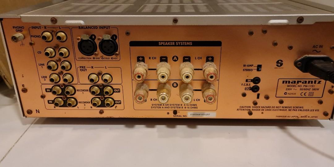 Marantz PM11 S1 Integrated Amplifier, Audio, Other Audio Equipment on ...
