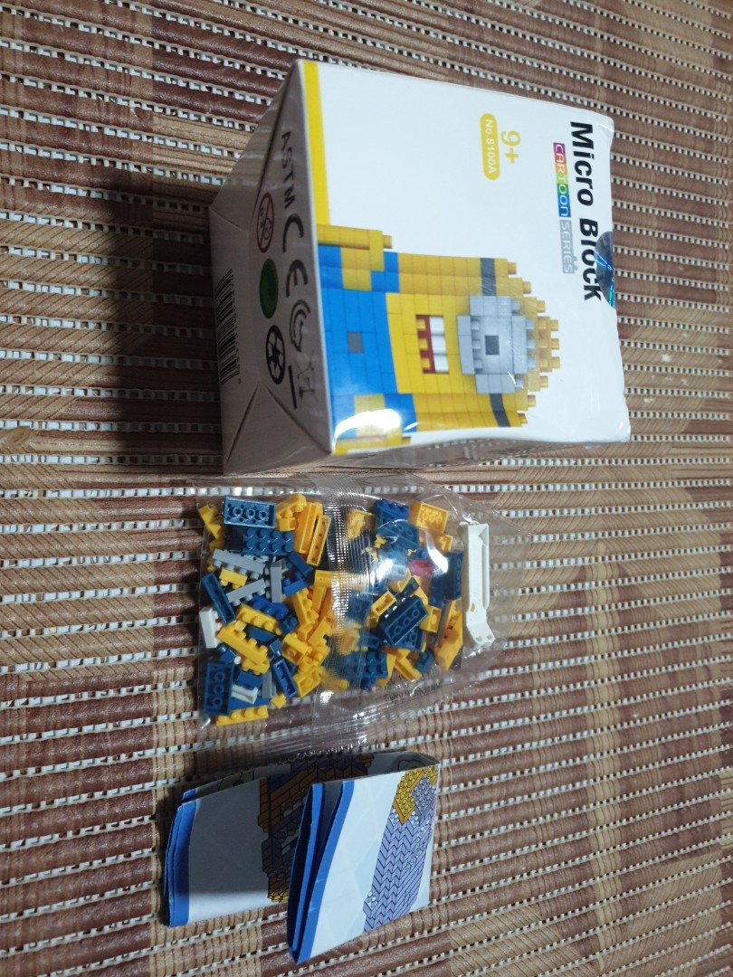 Micro Block Minion, Hobbies & Toys, Toys & Games on Carousell