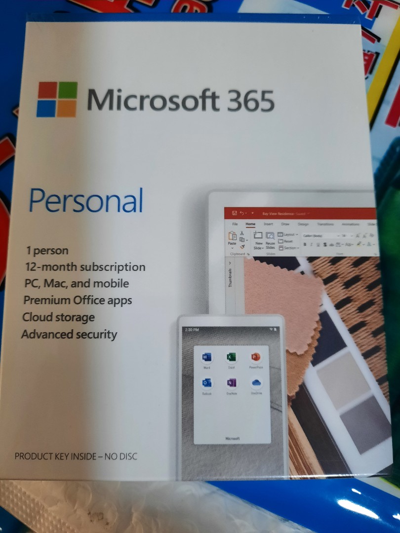 Microsoft 365 Personal New Box, Computers & Tech, Parts & Accessories ...