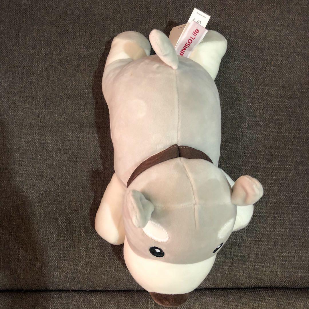 Miniso Dog plush toy, Hobbies & Toys, Toys & Games on Carousell