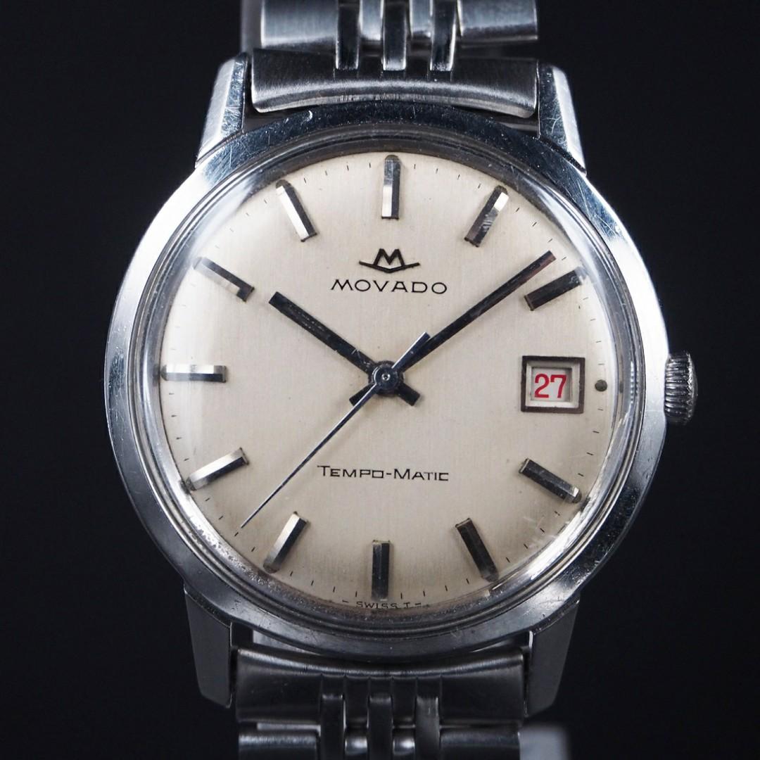 Movado Tempomatic vintage watch, Luxury, Watches on Carousell