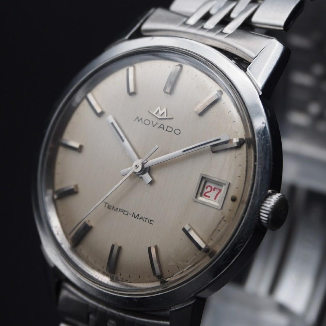 Movado Tempomatic vintage watch, Luxury, Watches on Carousell