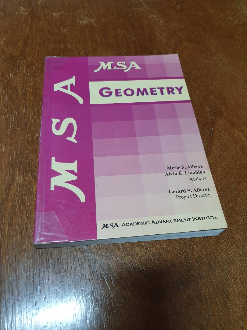 MSA Geometry, Hobbies & Toys, Books & Magazines, Textbooks on Carousell