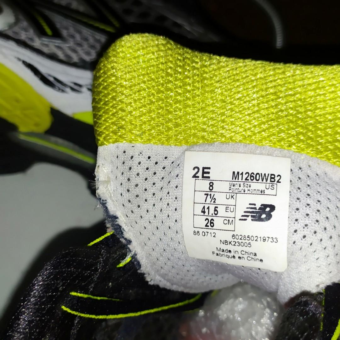 New Balance 1260 V3 Running Fesyen Pria Sepatu Sneakers Di Carousell