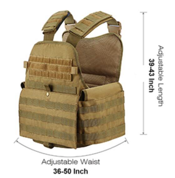 New Imported Barbarians Tactical Vest, Outdoor Combat Training Games ...