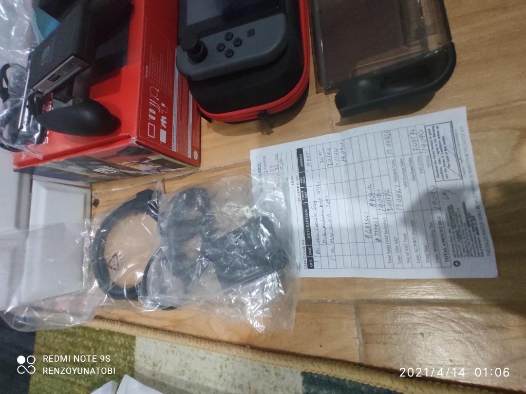 Nintendo switch v2 w/ receipt, Video Gaming, Video Game Consoles ...
