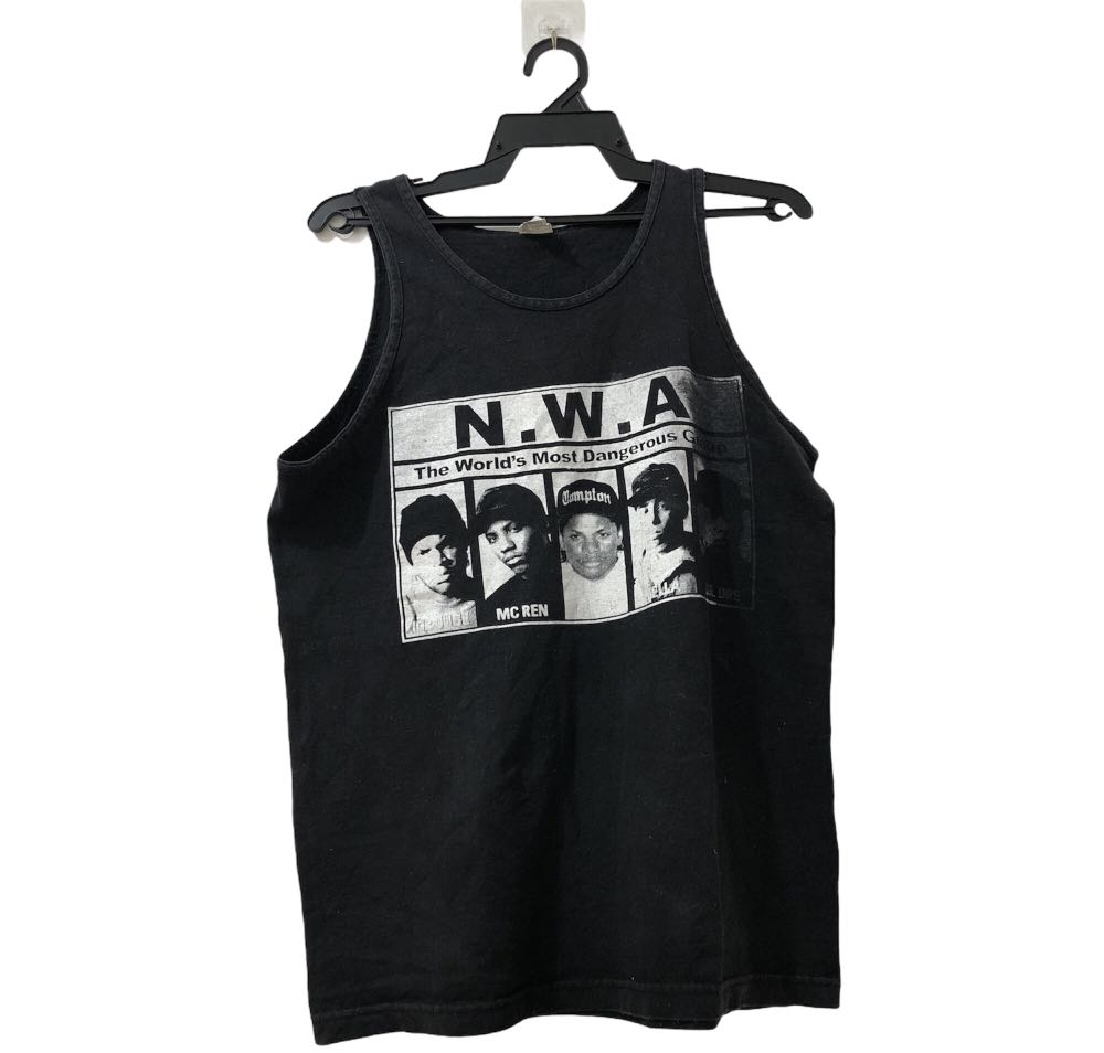 Nwa the world’s Most Dangerous Group Singlet, Men's Fashion, Coats ...