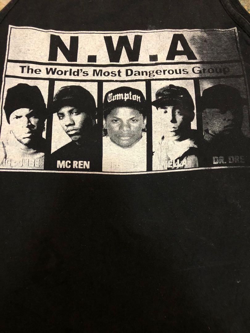 Nwa the world’s Most Dangerous Group Singlet, Men's Fashion, Coats ...
