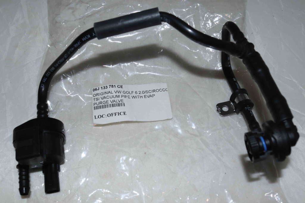 Original VW Golf6 2.0/SCIROCCO TSI Vaccuum Pipe With Evap Purge Valve ...