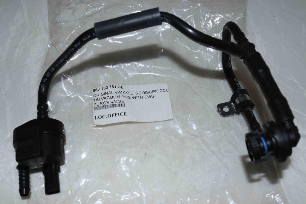 Original VW Golf6 2.0/SCIROCCO TSI Vaccuum Pipe With Evap Purge Valve ...