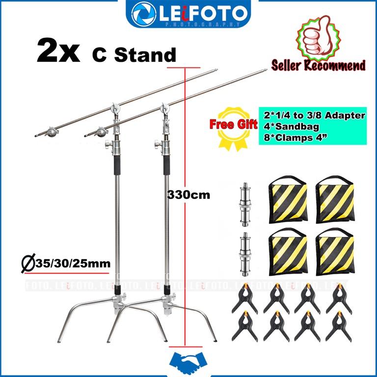 Photography C Stand 2packs /Upgrade Version Photography Professional C ...