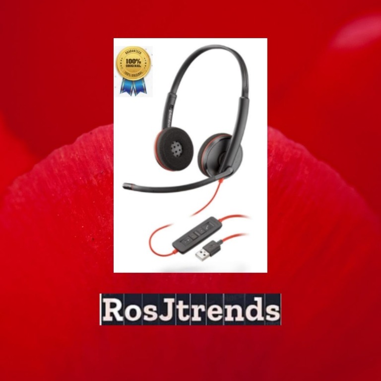 PLANTRONICS Blackwire C3220 USB Headset (boxed, free pouch), Audio ...