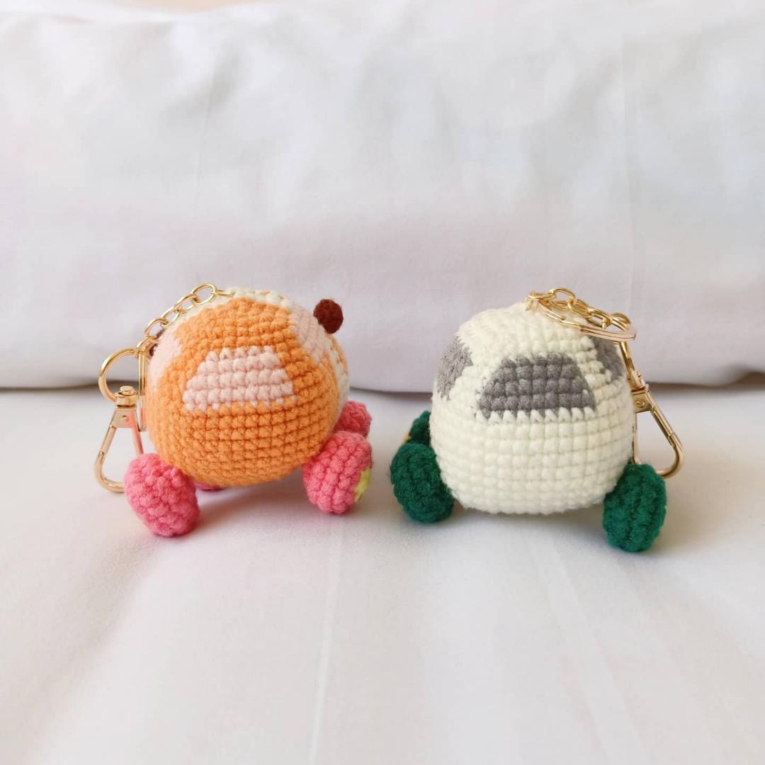 Pui Pui Molcar Crochet Keychain - Potato & Shiromo, Hobbies & Toys ...