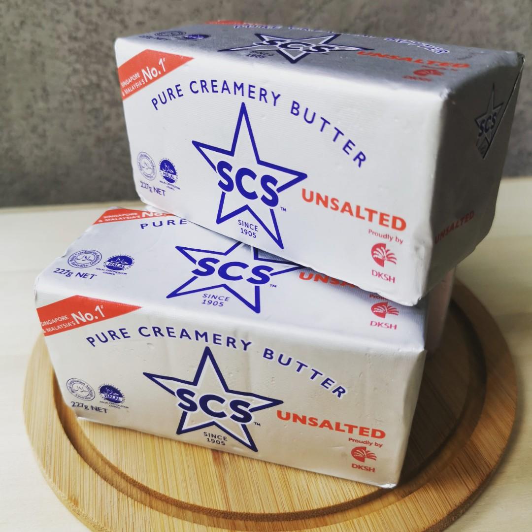 SCS foil wrap butter (salted/Unsalted), Food & Drinks, Packaged ...