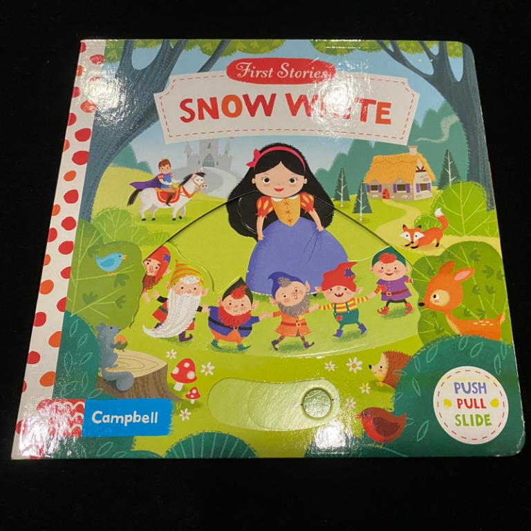 Snow White - Campbell Books: First Stories - Push Pull Slide Board Book ...