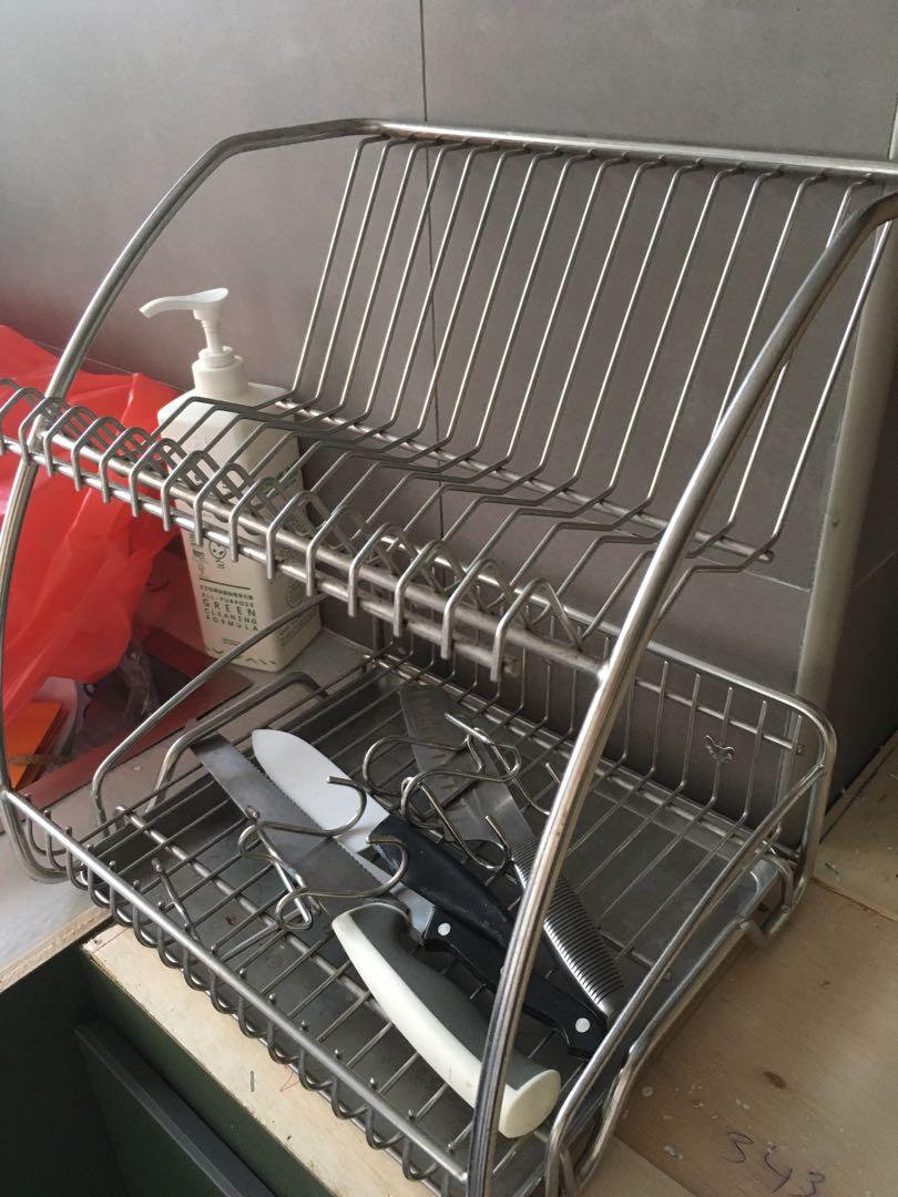 Song Cho Table top dish rack, Furniture & Home Living, Kitchenware ...