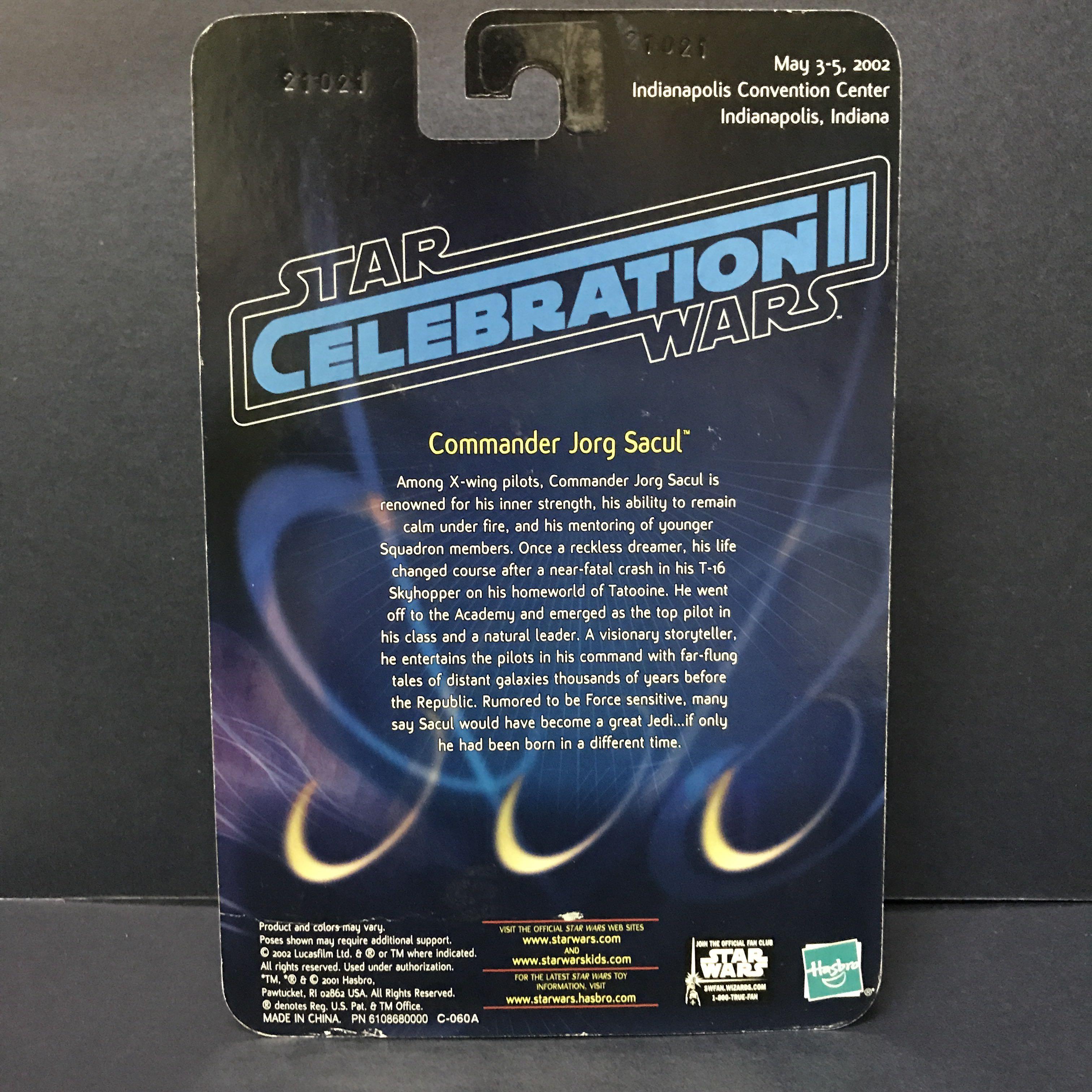 Star Wars Jorg Sacul George Lucas Exclusive 2002 Celebration X-Wing ...