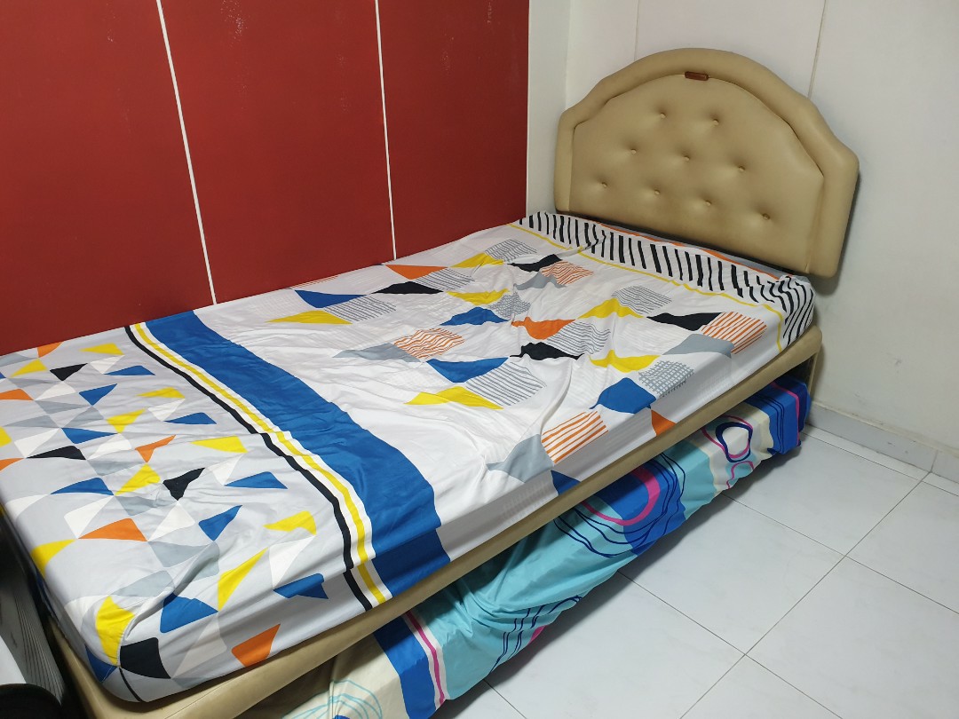 Super Single Bed from Slumberland with extendable pull out bottom bed ...