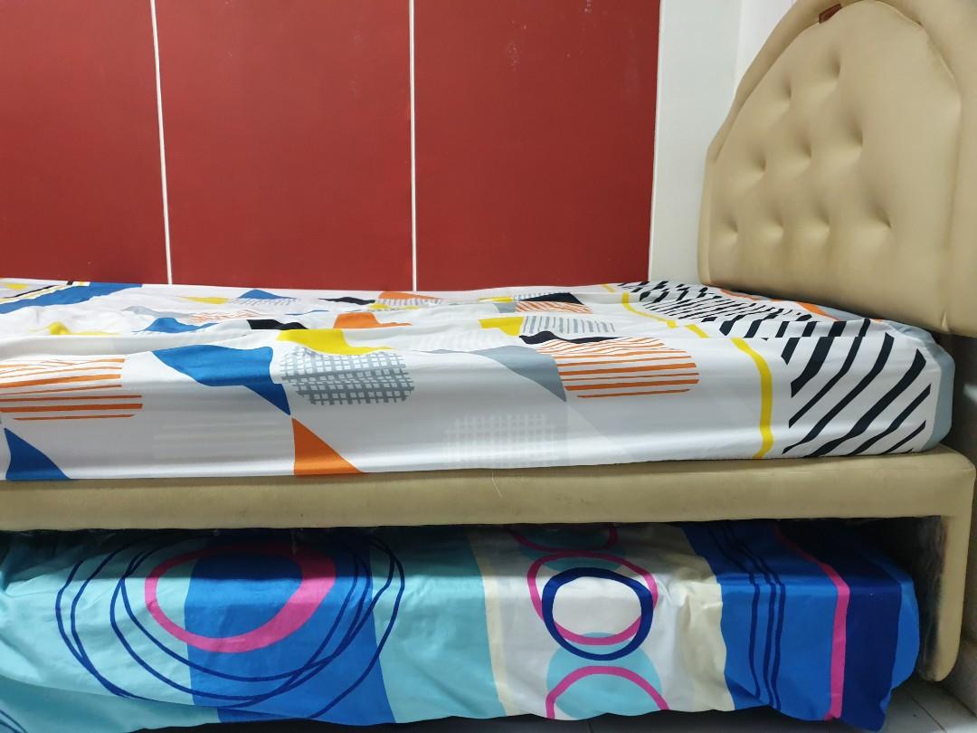 Super Single Bed from Slumberland with extendable pull out bottom bed ...